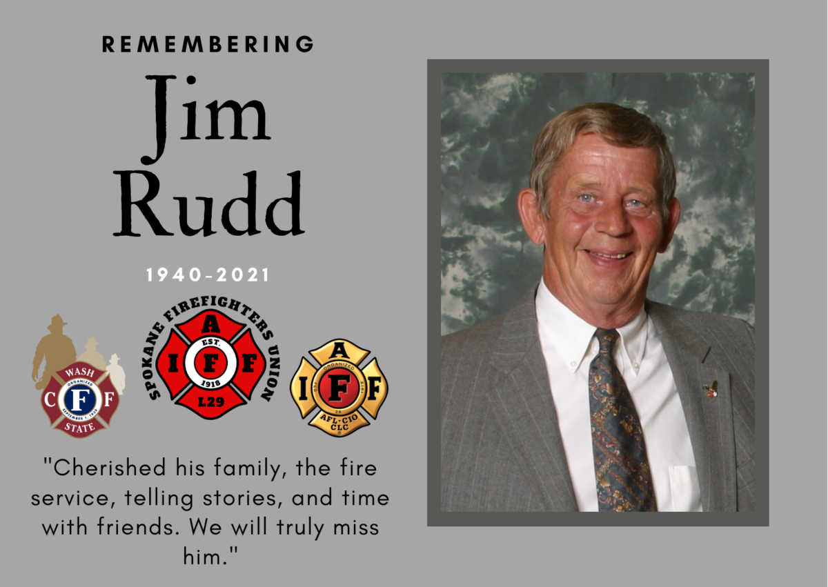 Jim Rudd, October 20, 2021 - Washington State Council of Fire Fighters